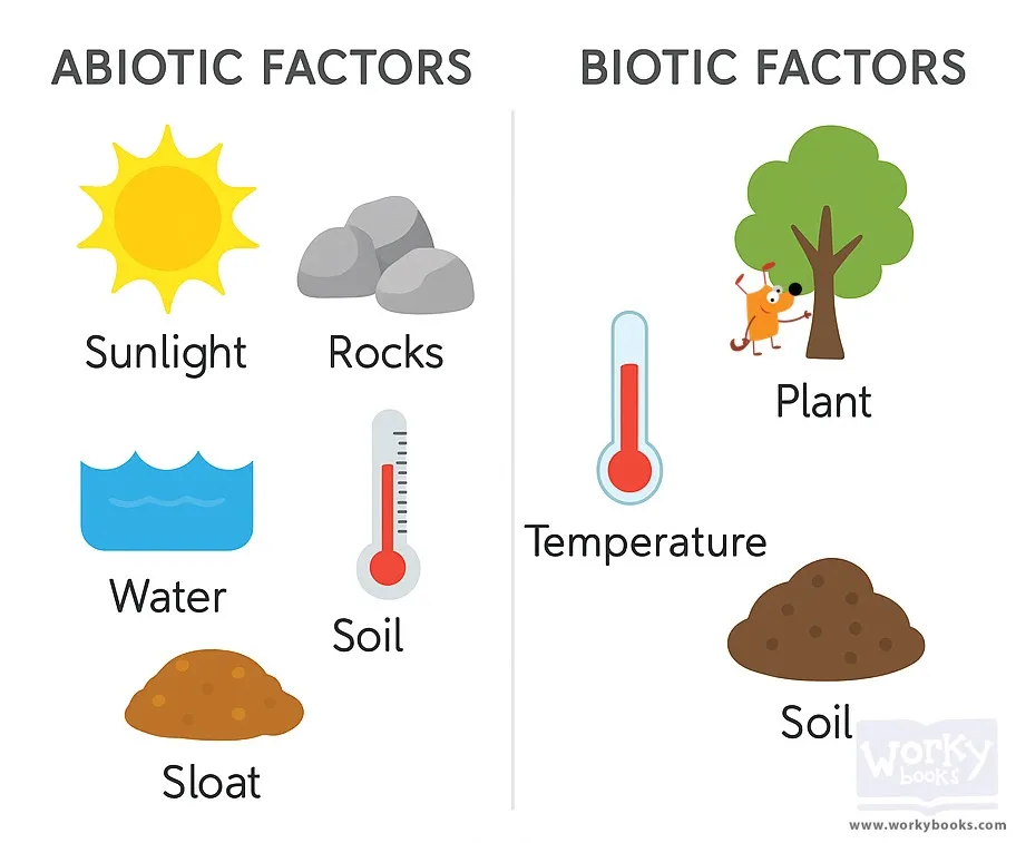 What is an Abiotic Factor? | Interactive | Workybooks - Reading Passage ...
