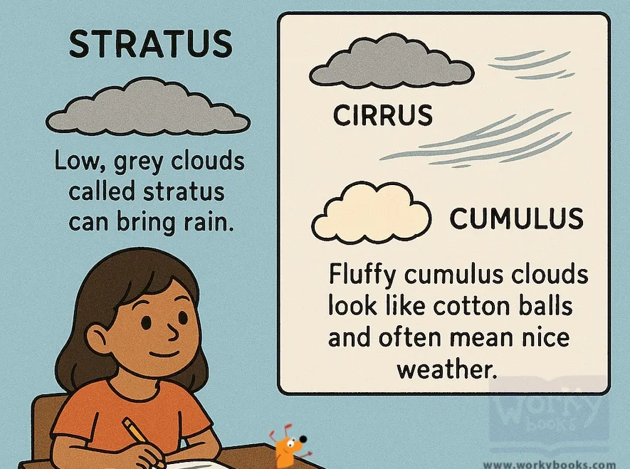 Learning About Clouds | Interactive | Workybooks - Reading Passage with ...