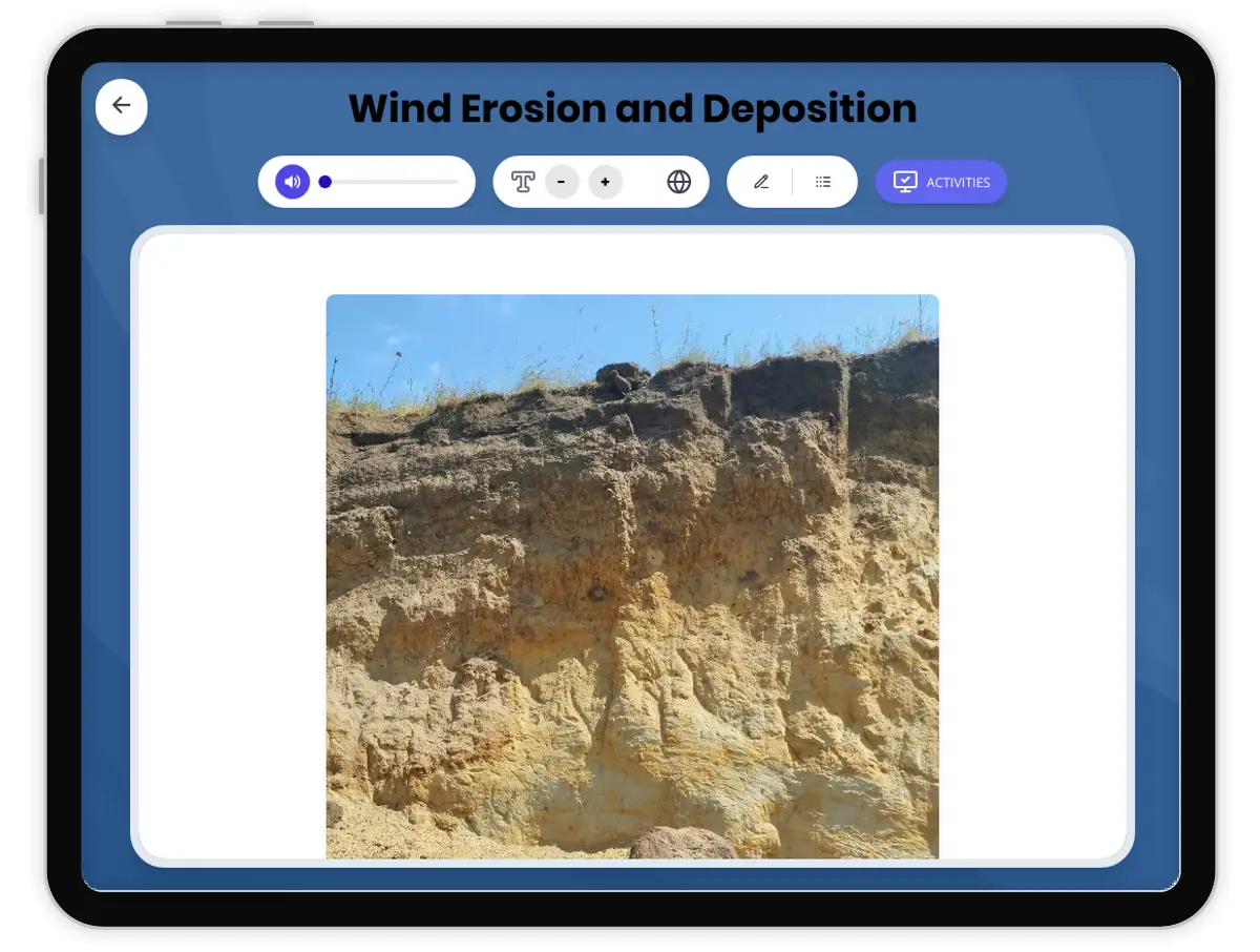 Wind Erosion and Deposition - Middle School Science Reading Passage - Reading Passage with Quiz ...
