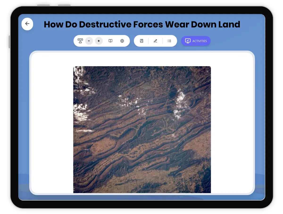 What Are Destructive Forces - Middle School Science Reading Passage ...